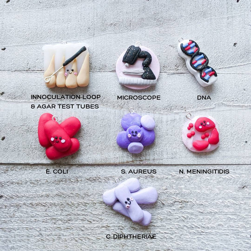 Wiggling Bacteria Petri Dish Badge Reel – WhattaCharmer